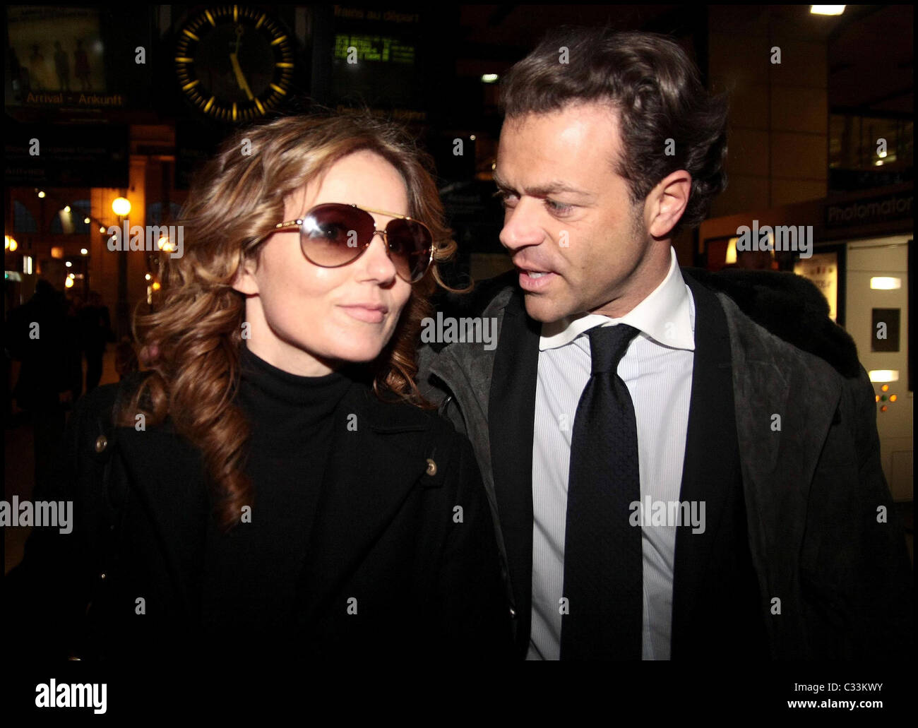 Geri Halliwell and her boyfriend Fabrizio Politi out and about in Paris ...