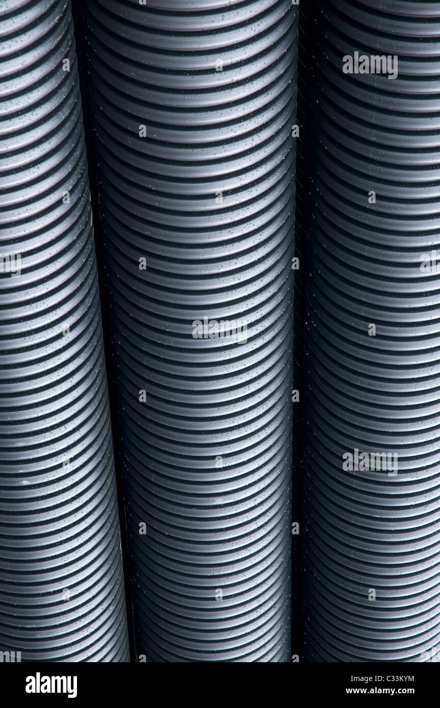 Corrugated drainage pipe hi-res stock photography and images - Alamy