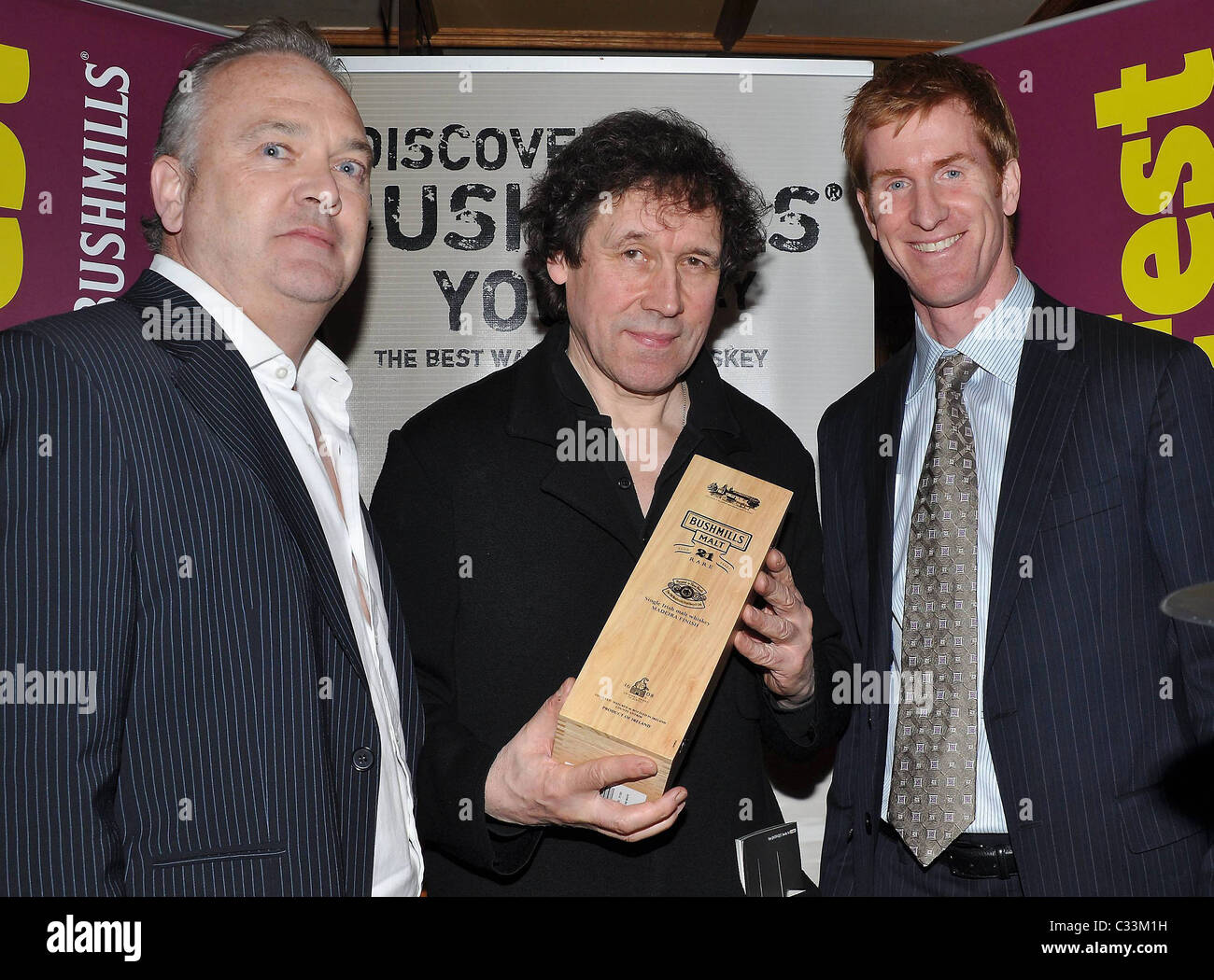 Oliver Hughes (Porterhouse Group), Stephen Rea, John Kennedy (MD Diageo ...