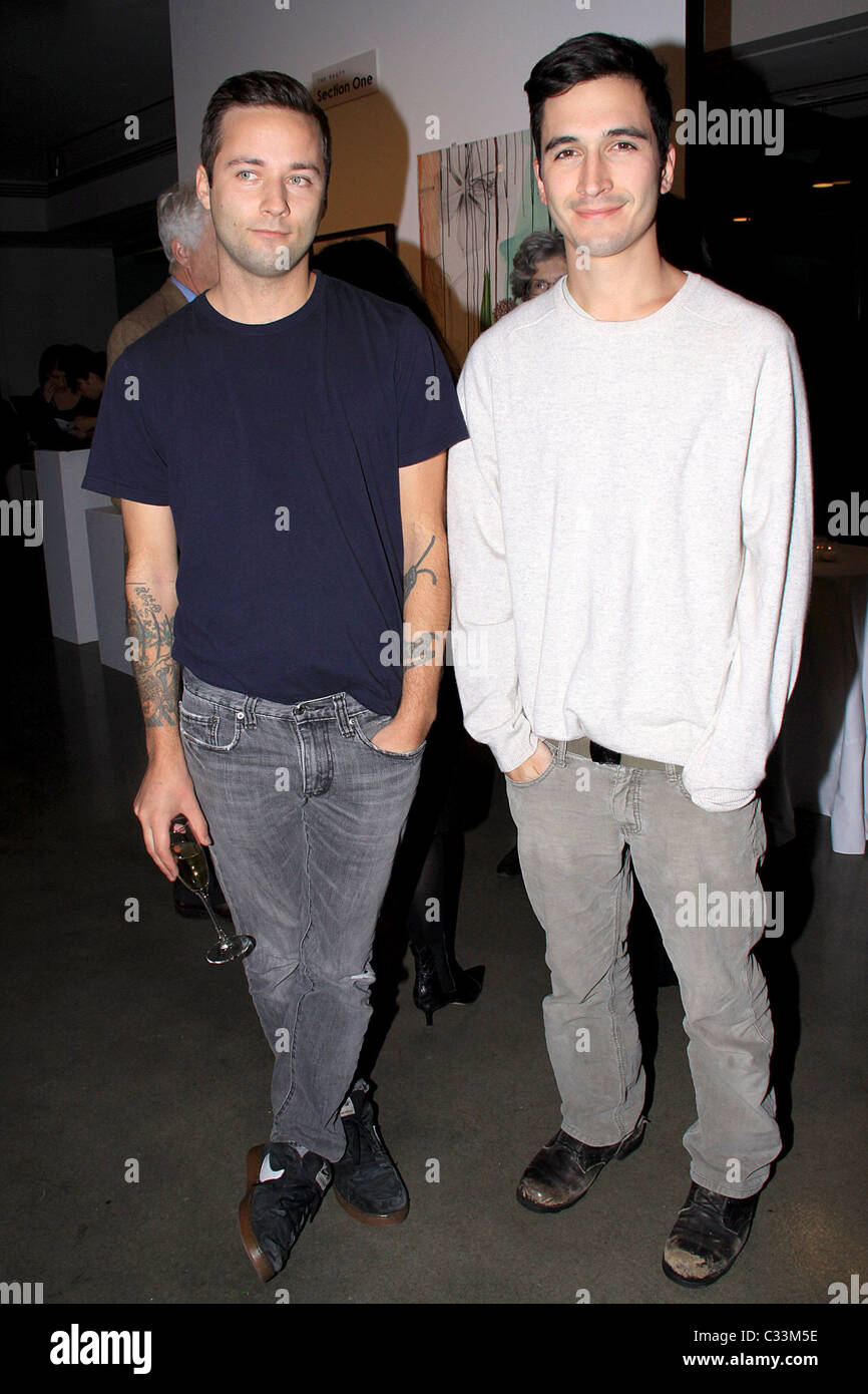 Jack McCollough and Lazaro Hernandez The Rx art party at Milk Gallery ...