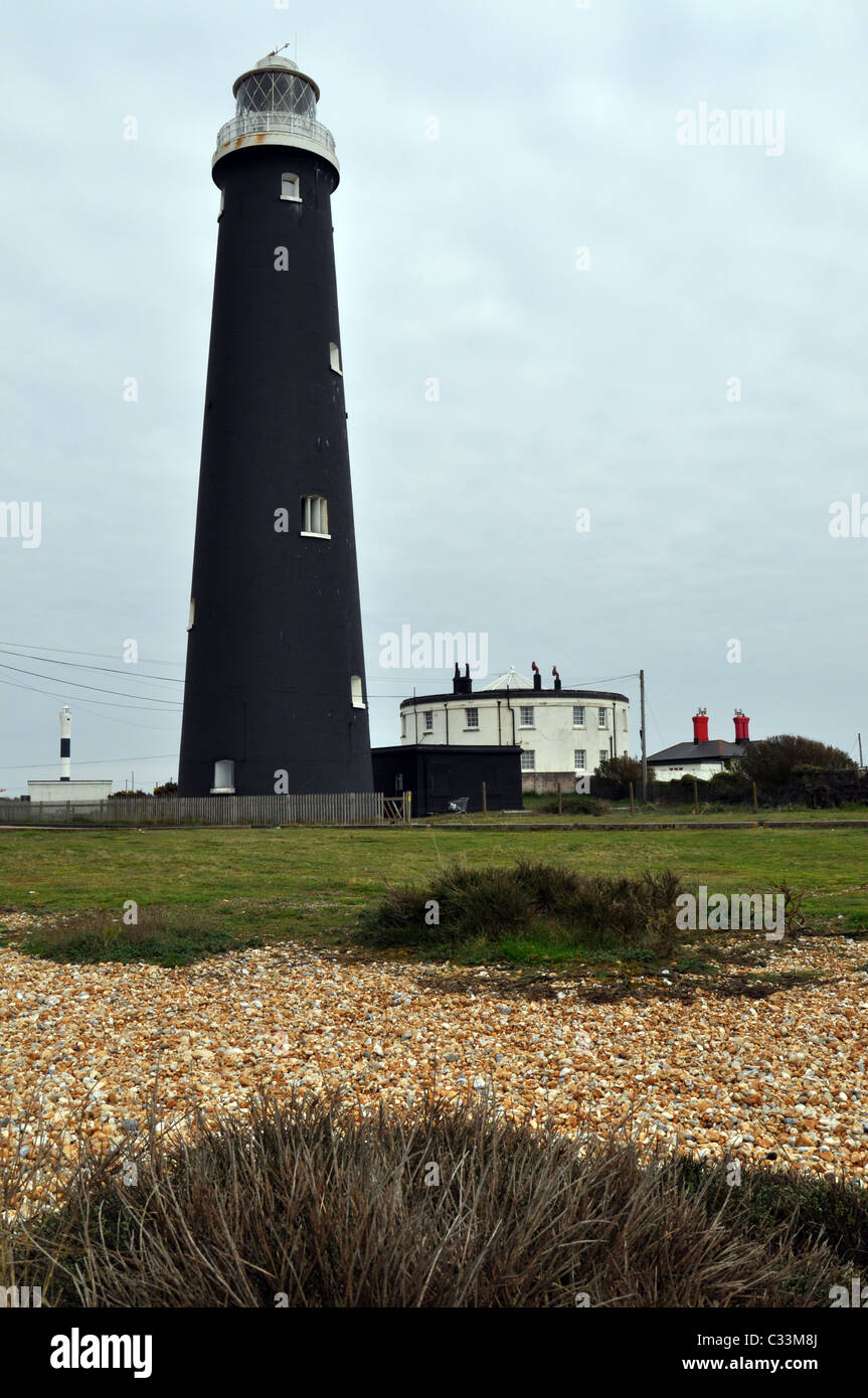 The Old Lighthouse, Dungeness, Kent Stock Photo - Alamy