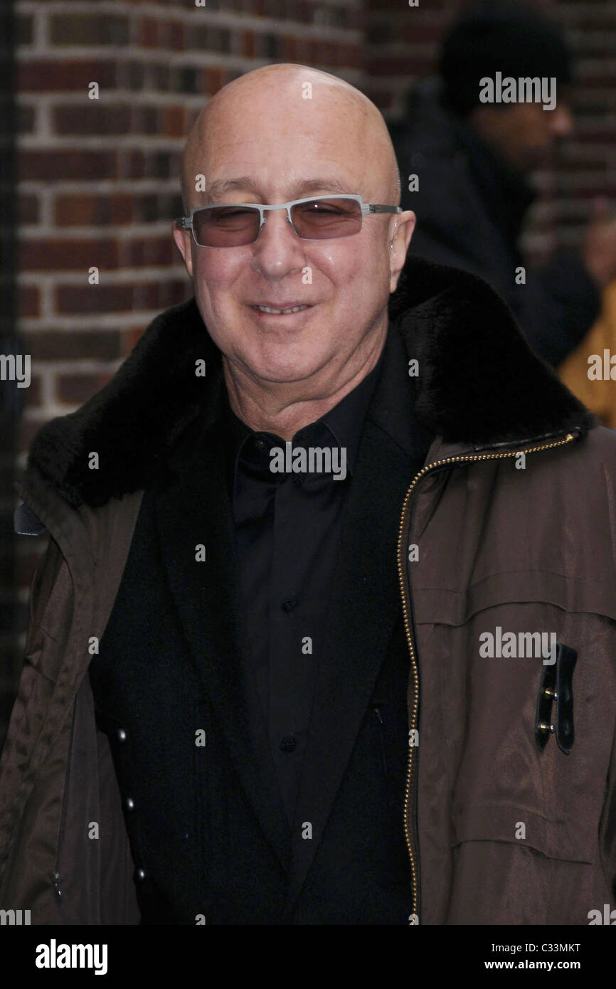 Paul Shaffer outside Ed Sullivan Theatre for the 'Late Show With David ...