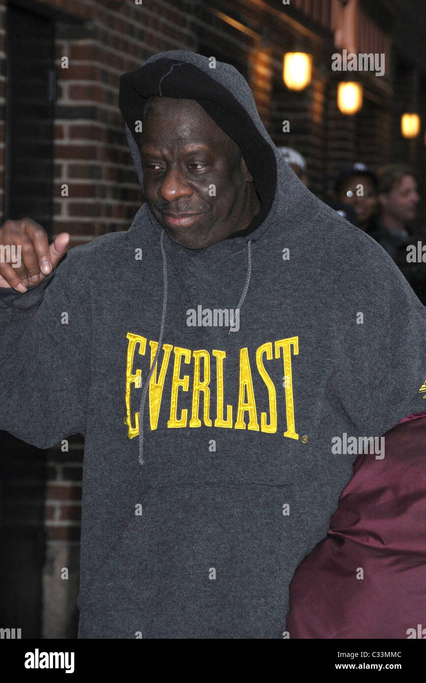 Jimmy Walker outside Ed Sullivan Theatre for the 'Late Show With David ...