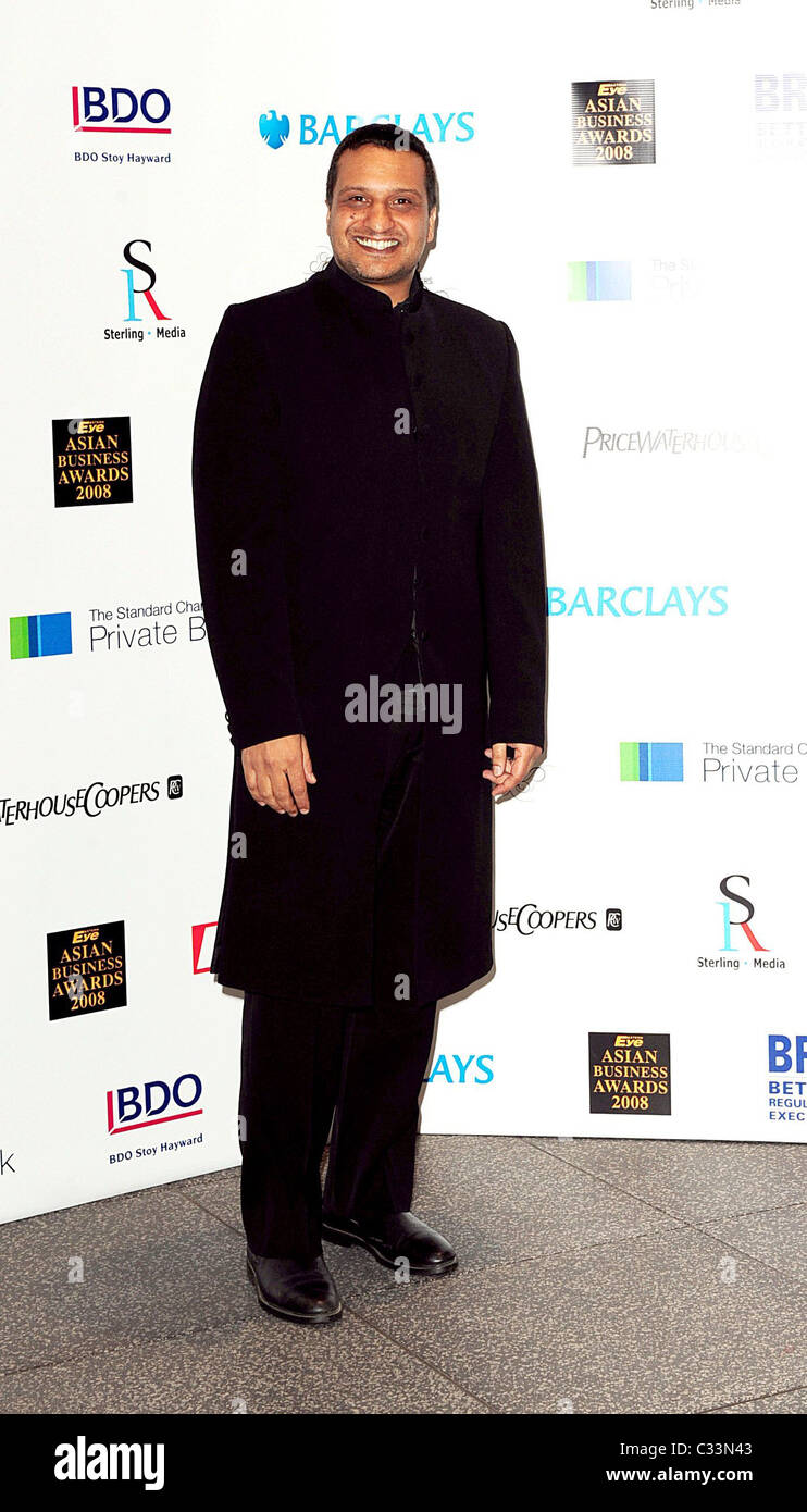Kulvinder Ghir Eastern Eye Asian Business Awards 2008 at Wembley ...
