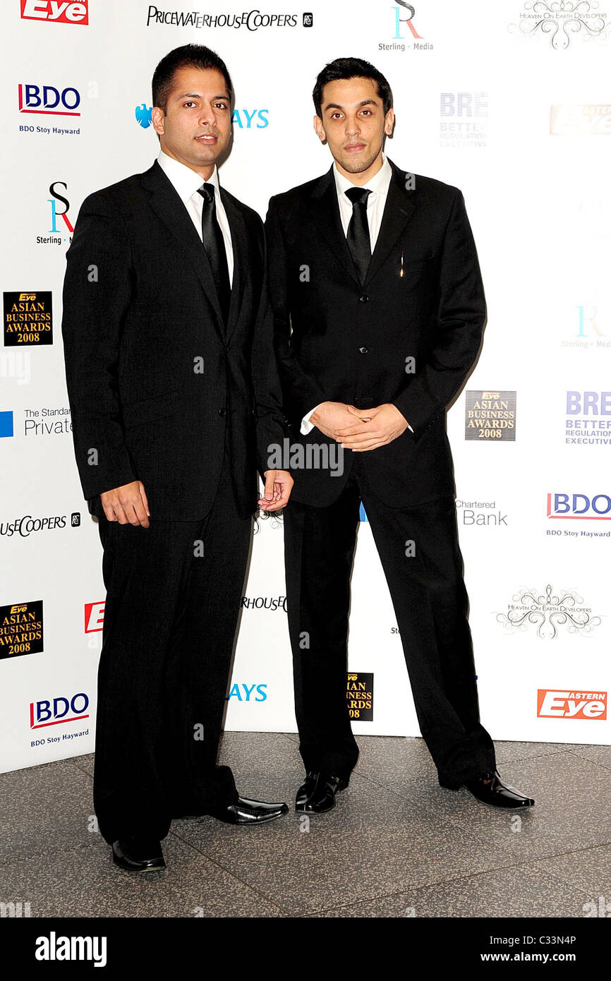 Guest and Tre Azam Eastern Eye Asian Business Awards 2008 at Wembley ...