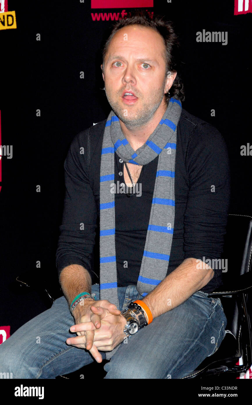 Lars Ulrich of Metallica Rock and Roll Hall of Fame Announce the 2009 ...