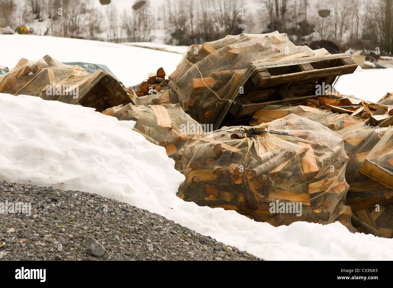 Bagged snow hi-res stock photography and images - Alamy