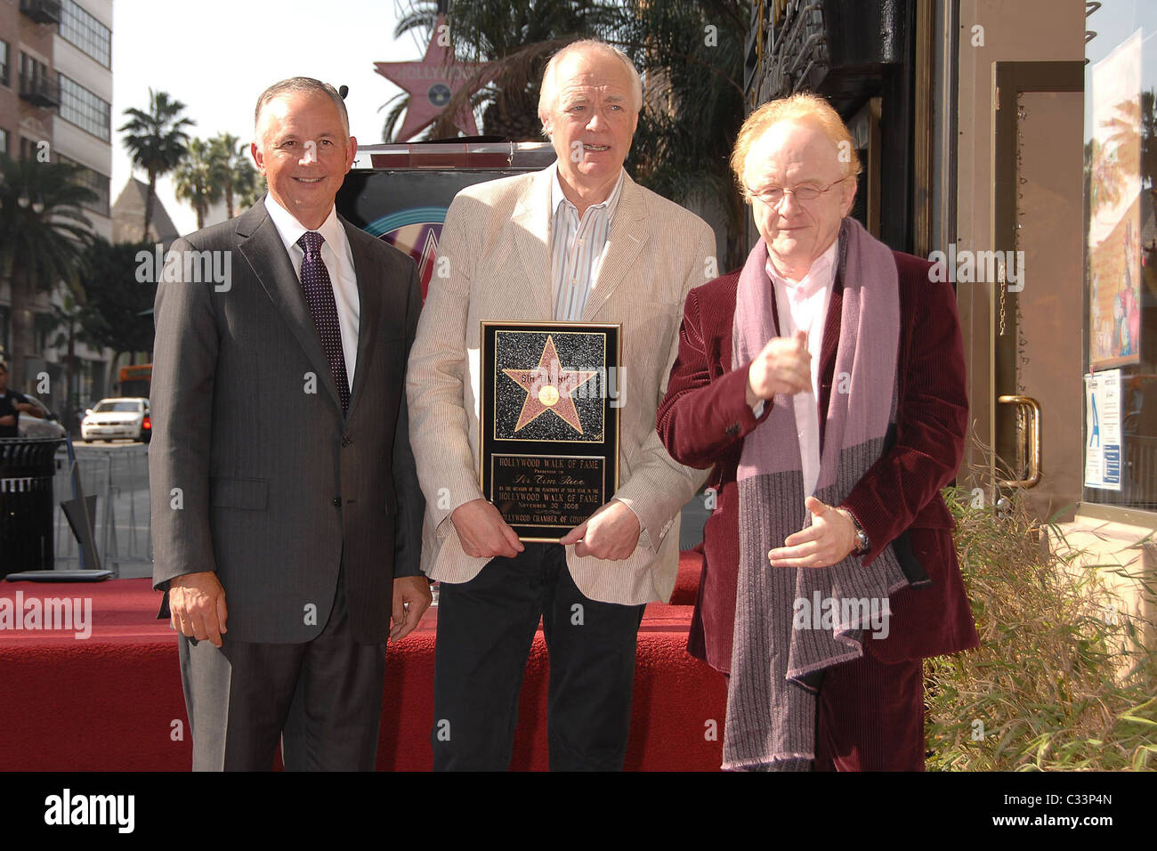 Dick Cook, Sir Tim Rice, Peter Asher Sir Tim Rice honoured with the 2 ...