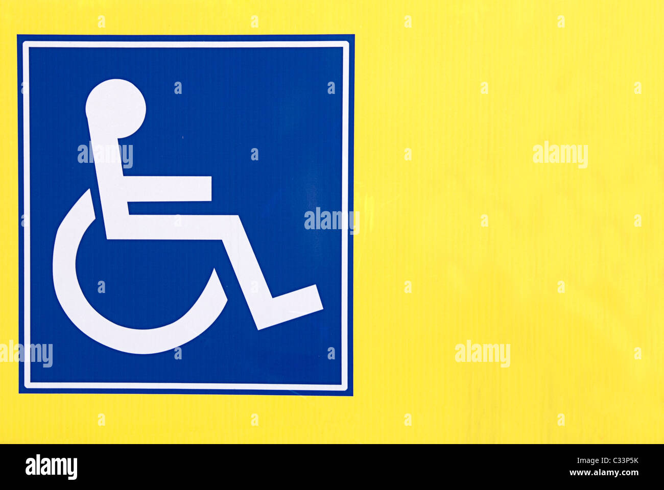 disabled people sign Stock Photo - Alamy