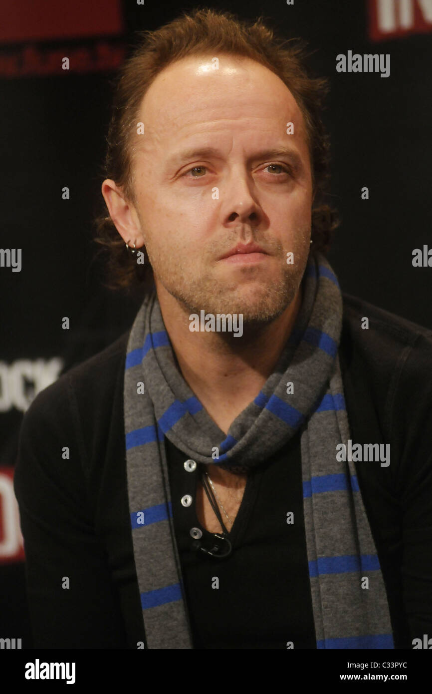 Lars Ulrich of Metallica Rock and Roll Hall of Fame Announce the 2009 ...