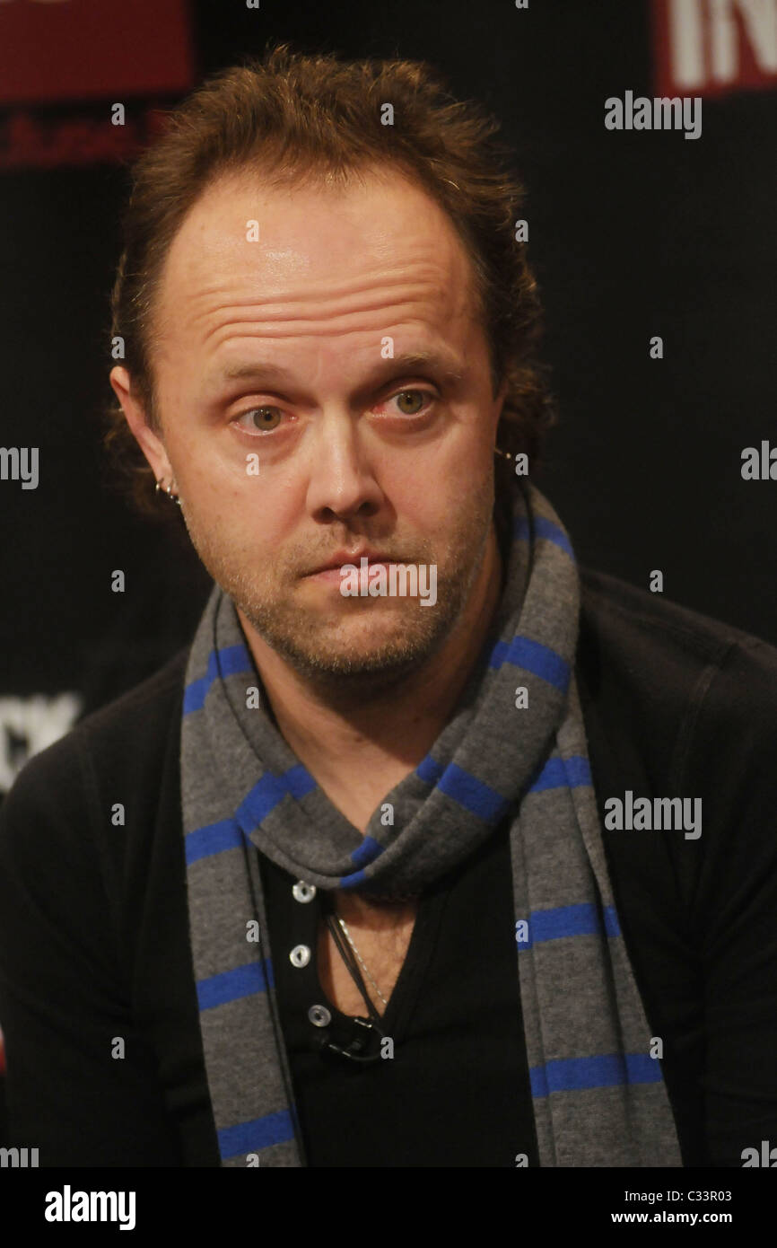 Lars Ulrich of Metallica Rock and Roll Hall of Fame Announce the 2009 ...
