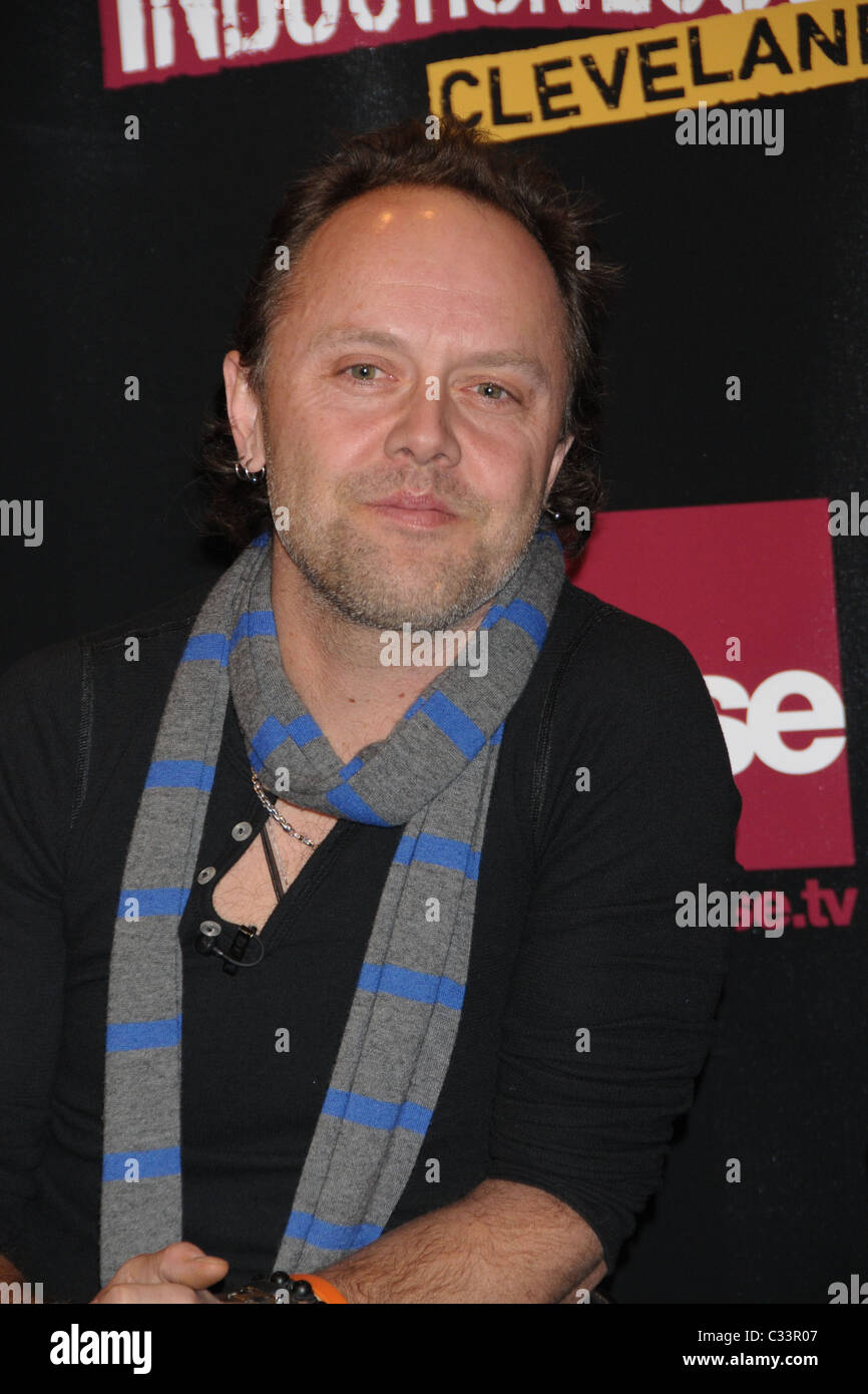 Lars Ulrich of Metallica Rock and Roll Hall of Fame Announce the 2009 ...