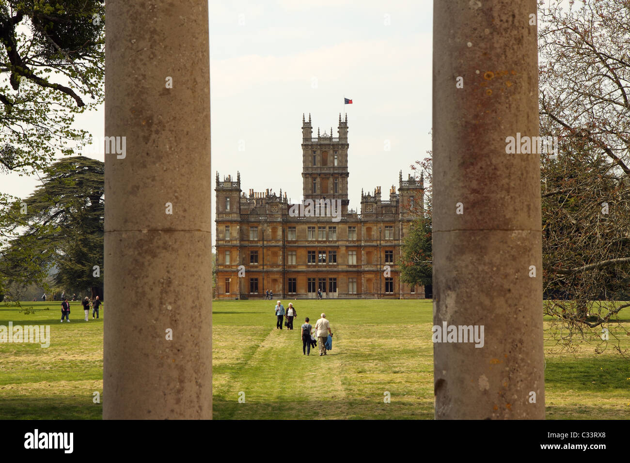 Highclere Castle, Newbury, Berkshire.England. UK Stock Photo - Alamy