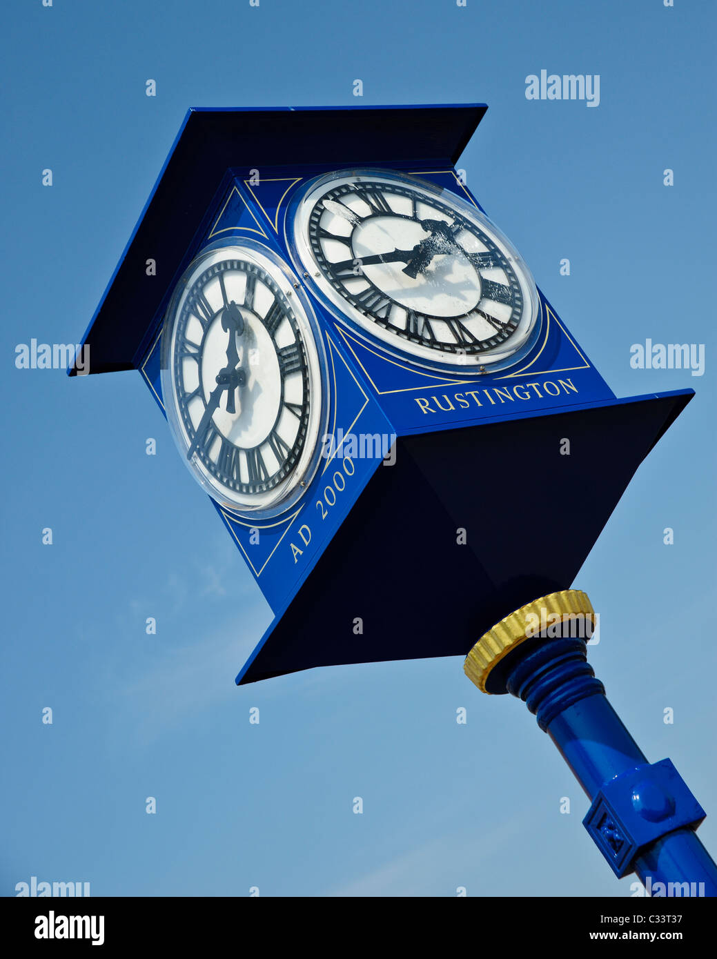 Rustington millennium clock hi-res stock photography and images - Alamy