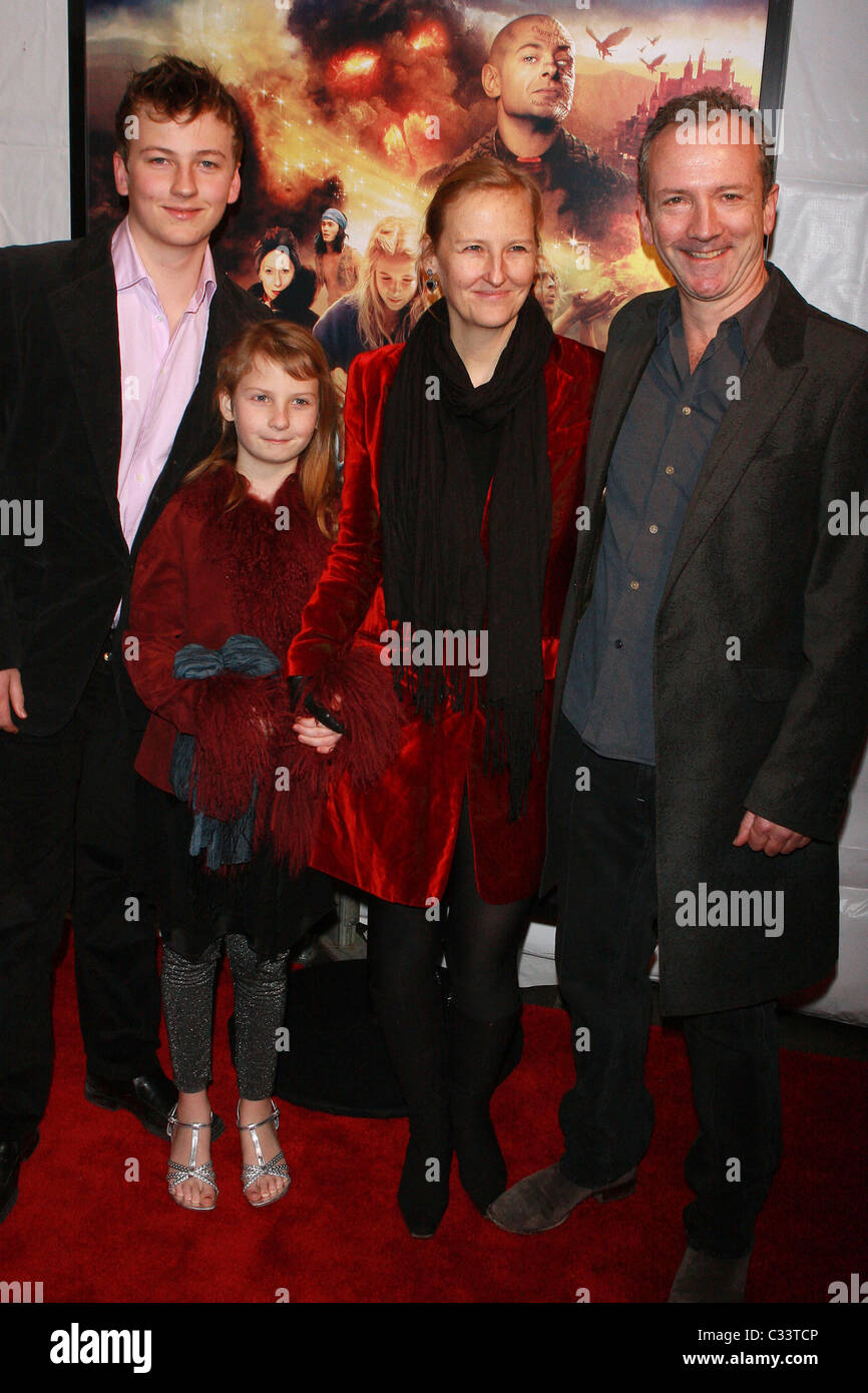 Director Iain Softley and family New York Premiere of 'Inkheart' at the ...
