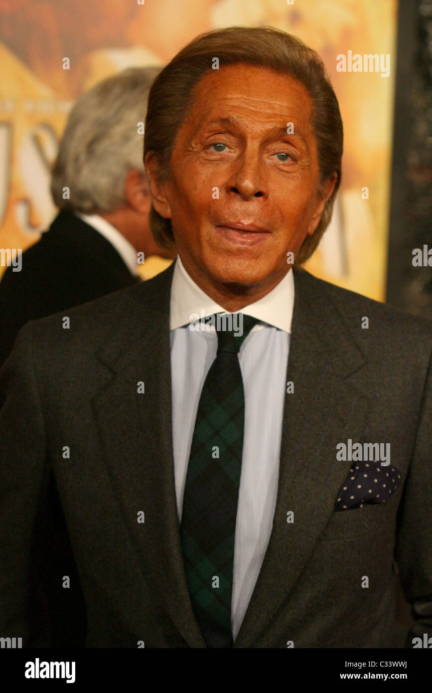 Valentino Garavani at the New York premiere of 'Australia' at the ...