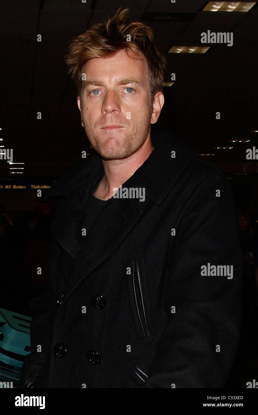 I Love You Phillip Morris' star Ewan McGregor arriving at Salt Lake ...