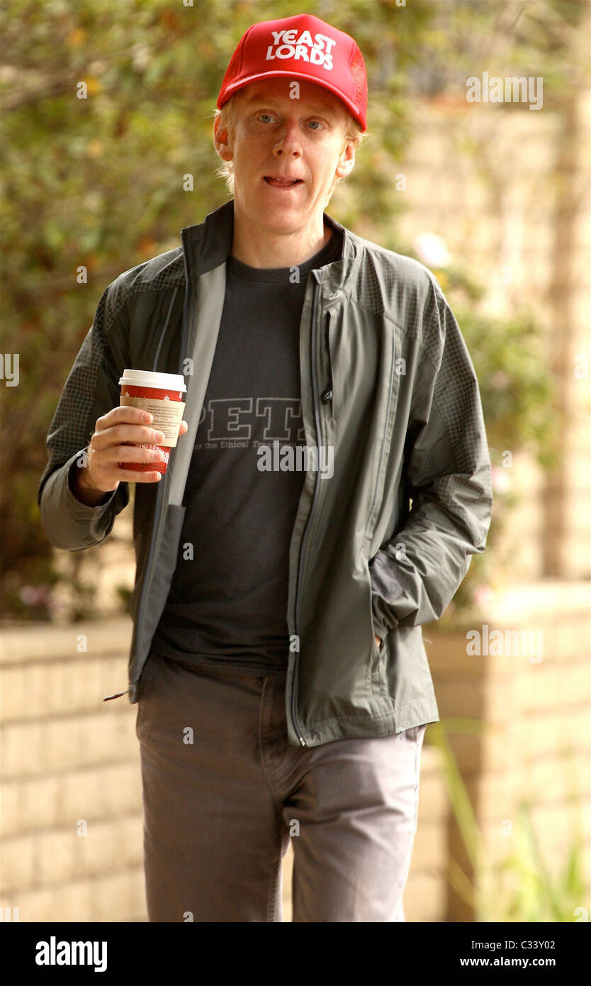 Mike White screen writer and actor out and about while holding a ...