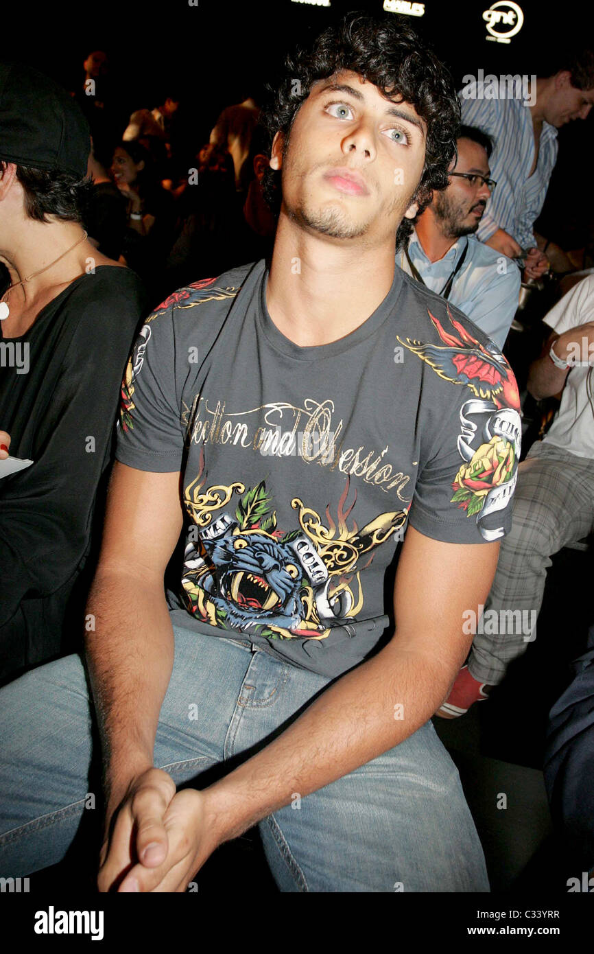 Jesus Luz Brazilian model rumoured to be dating Madonna attends Sao ...