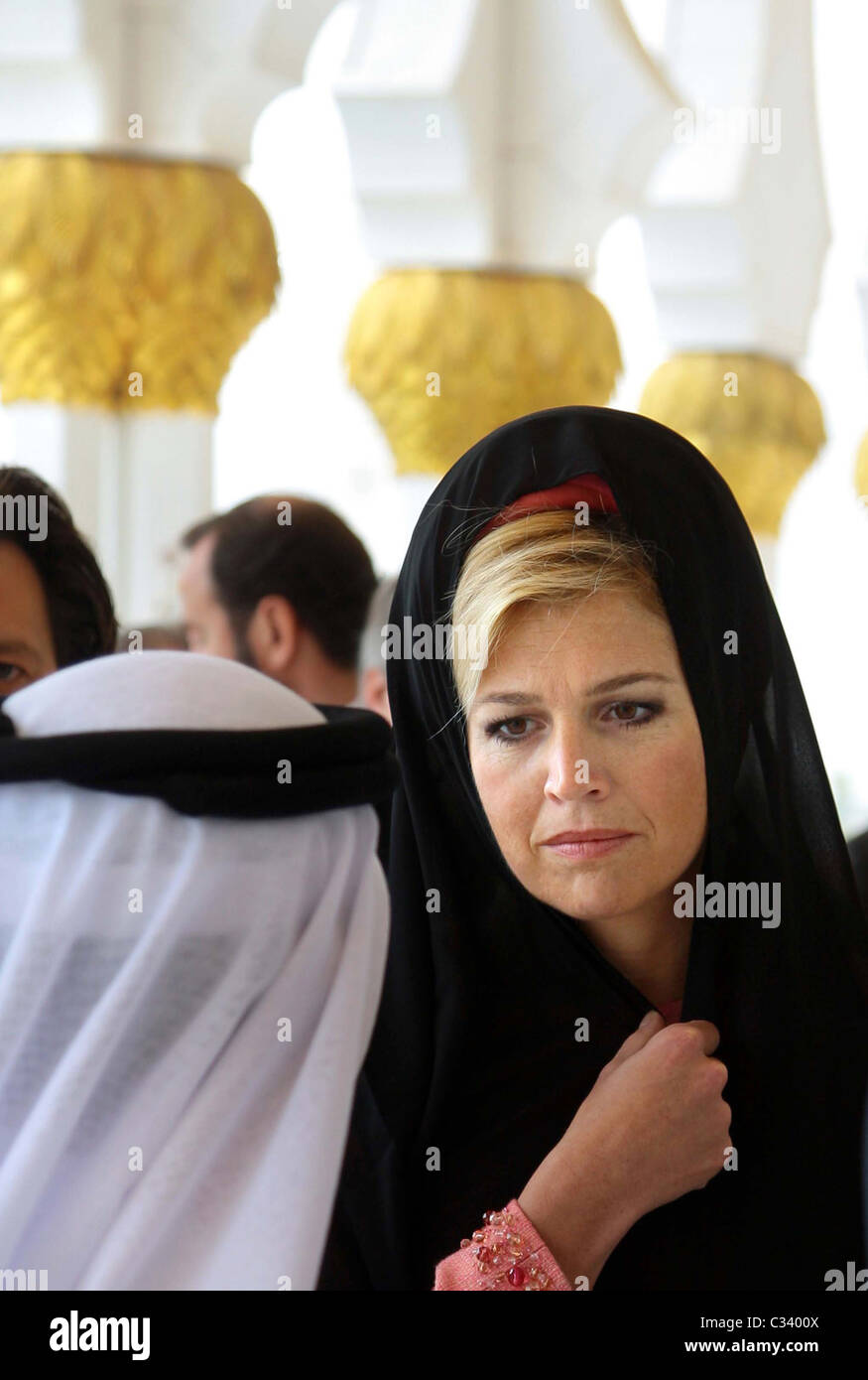 Princess Maxima visits the Sheikh Zayed Bin Sultan Al Nahyan mosque Abu ...