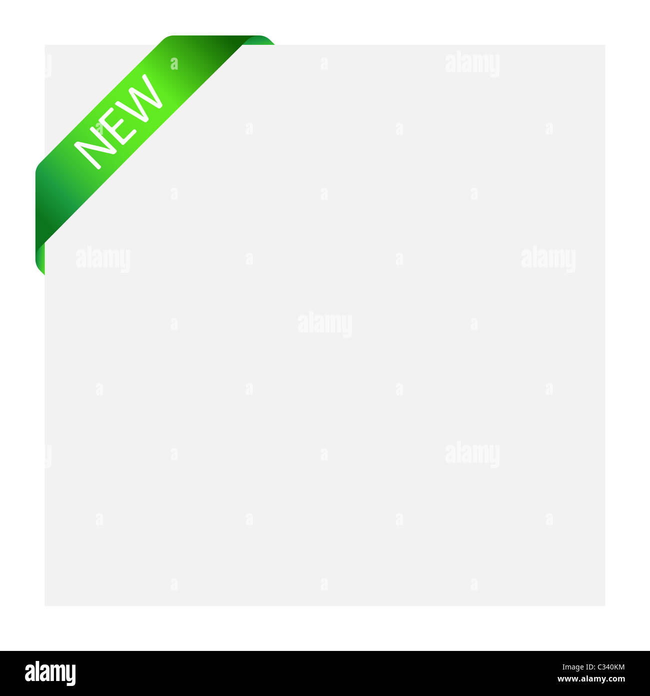 Vector ribbon label for web design use Stock Photo - Alamy