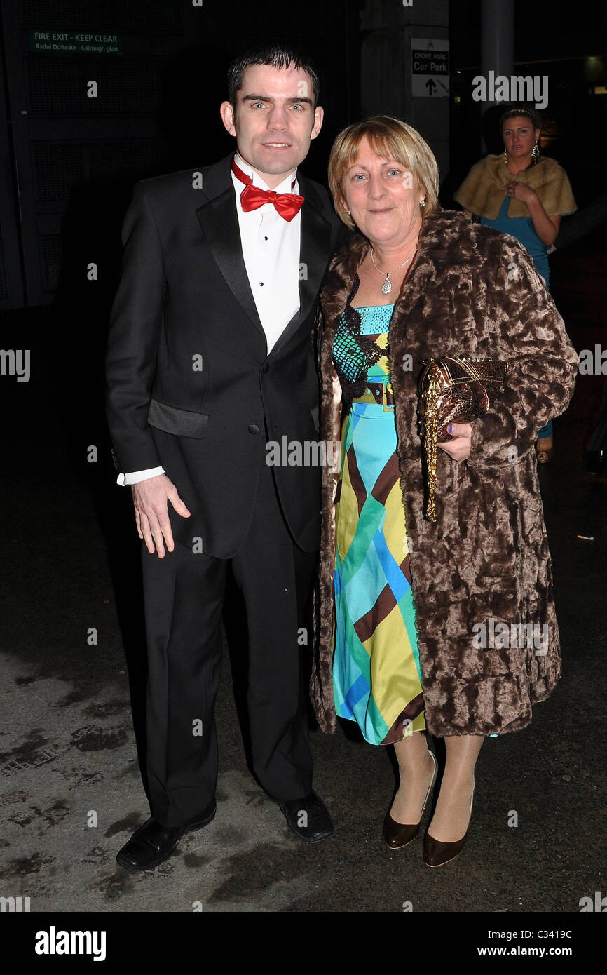 Bernard Dunne and his mother Angela Dunne Sportstar of the Year Awards ...