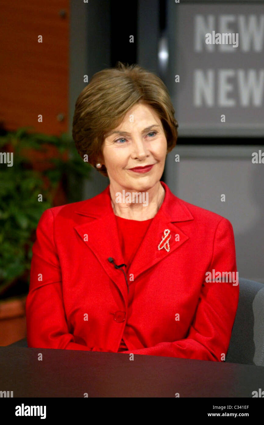 First Lady Laura Bush President George W. Bush is presented with the ...