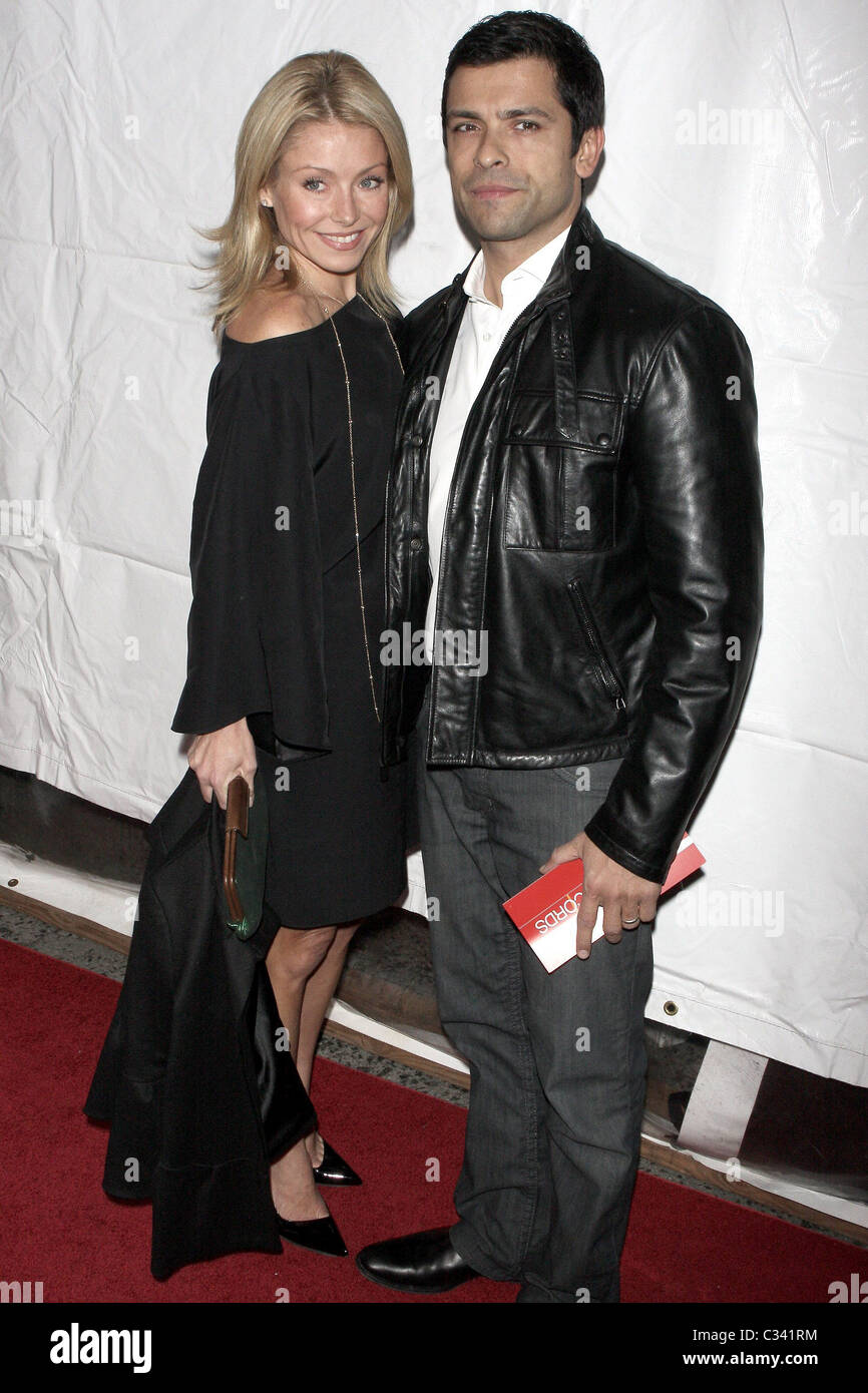 Kelly Ripa and Mark Consuelos New York Premiere of 'Cadillac Records ...
