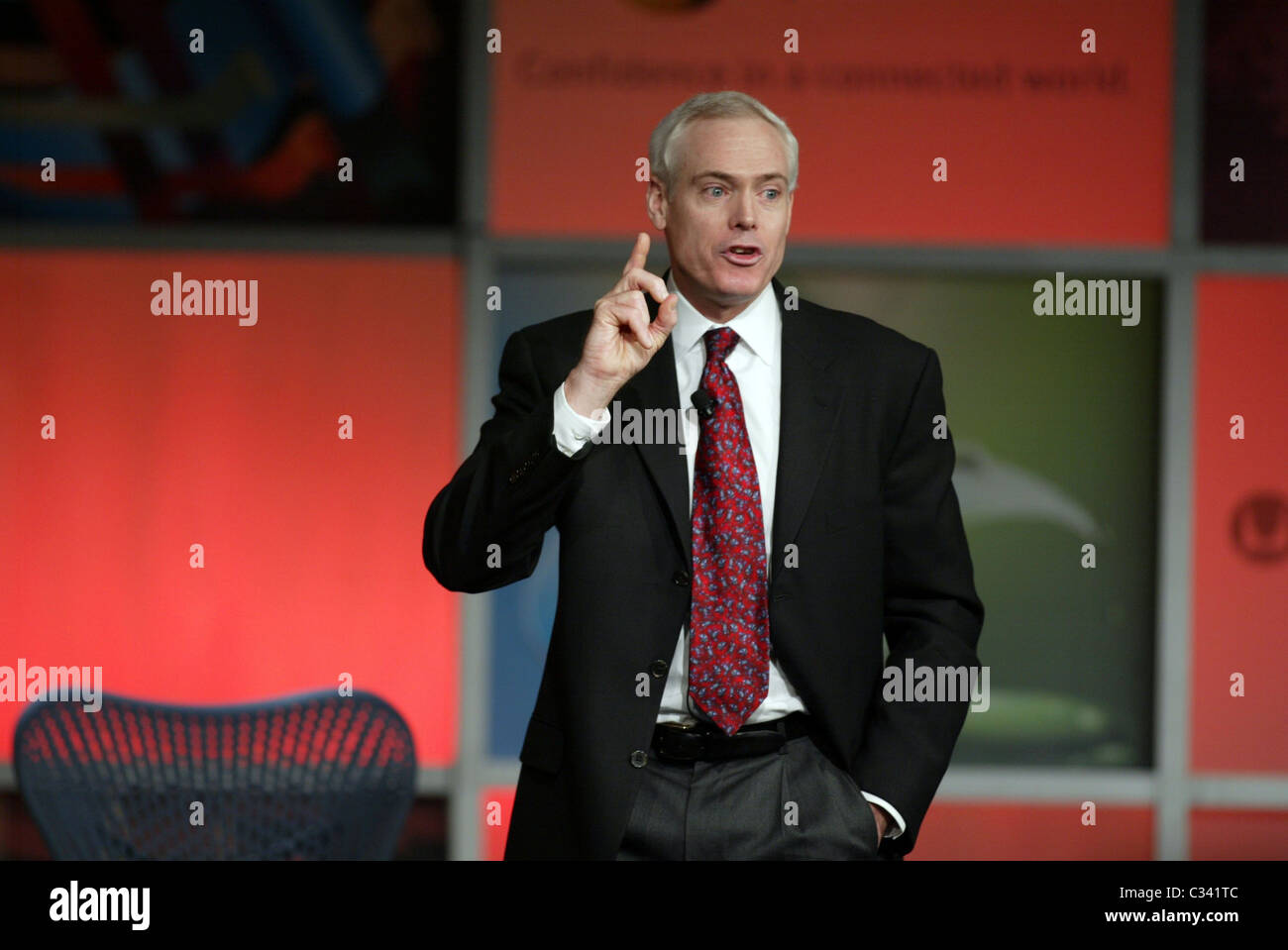 Jim Collins, author of 'Good To Great' at the Fortune 500 Forum held by ...