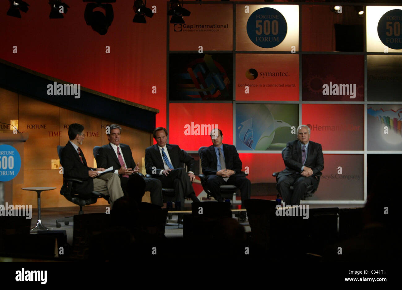 Marc Gunther, Marvin Odum, Glenn Prickett, Andy Karsner and Frederick ...