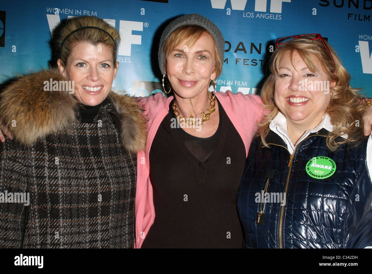 Trudie Styler , Lucy Webb, and guest 2009 Sundance Film Festival, Day 4 ...