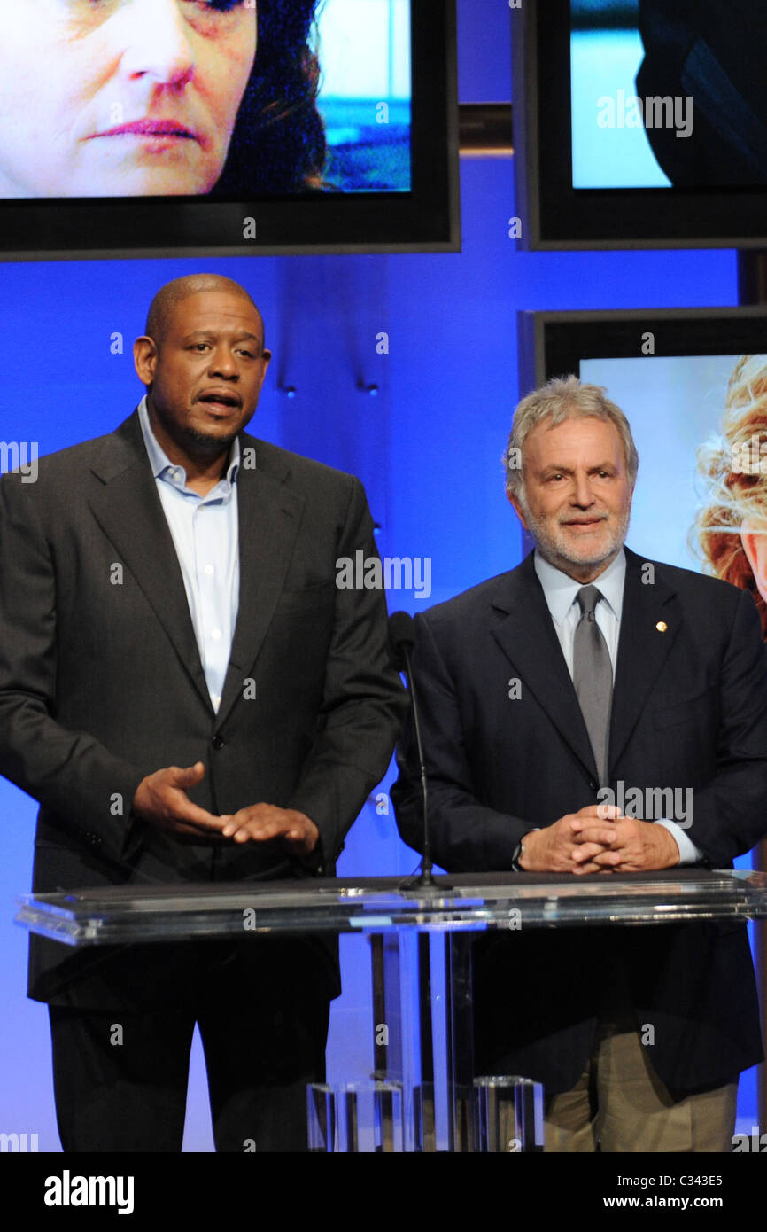 Forest Whitaker and Sid Ganis announcing the 81st Academy Award Oscar ...