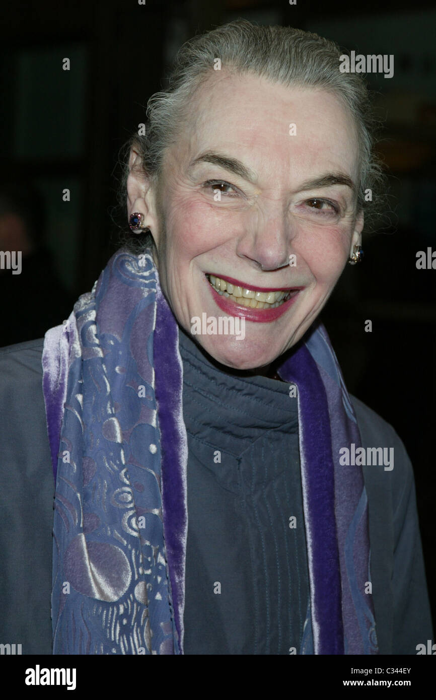 Marian Seldes Opening Night of the Broadway play 'The American Plan' at ...