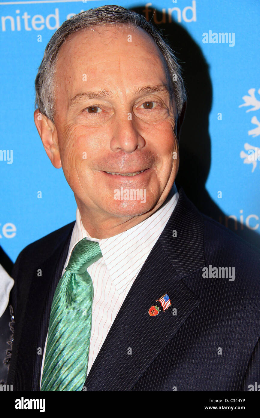 Michael Bloomberg 2008 UNICEF Snowflake Ball New York City, USA - 03.12 ...