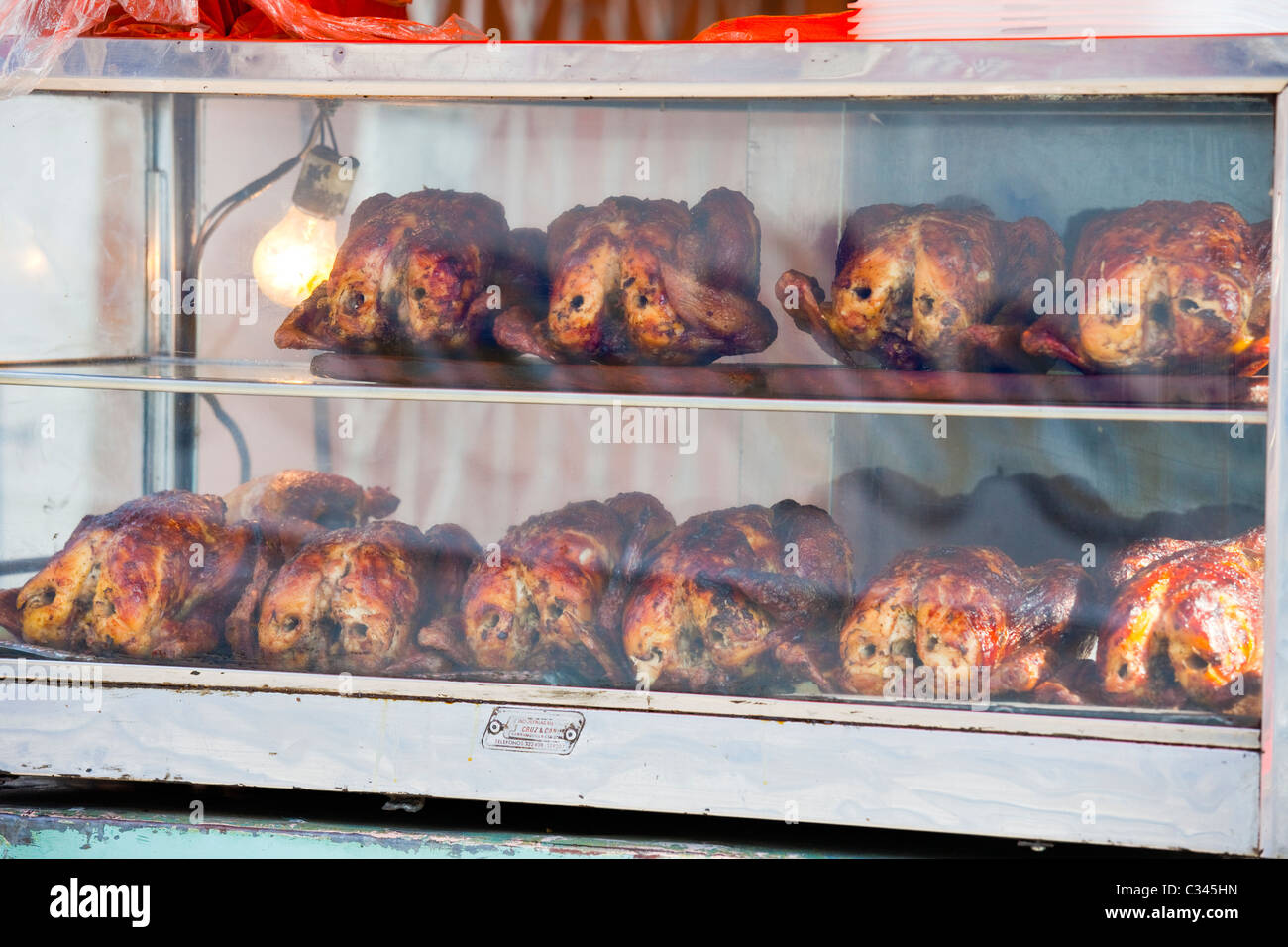 Roasted chickens, Barranquilla, Colombia Stock Photo - Alamy