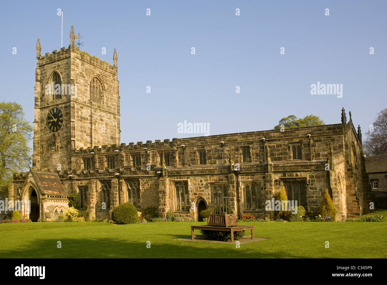 England Yorkshire Skipton church Stock Photo - Alamy