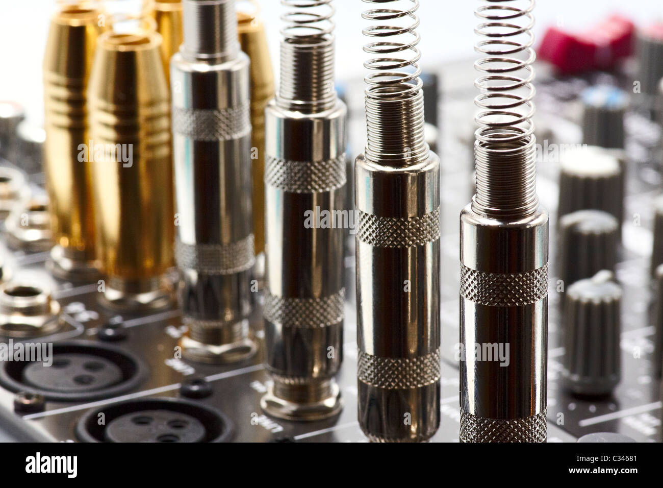 audio equipment for studio sound recording playback Stock Photo - Alamy