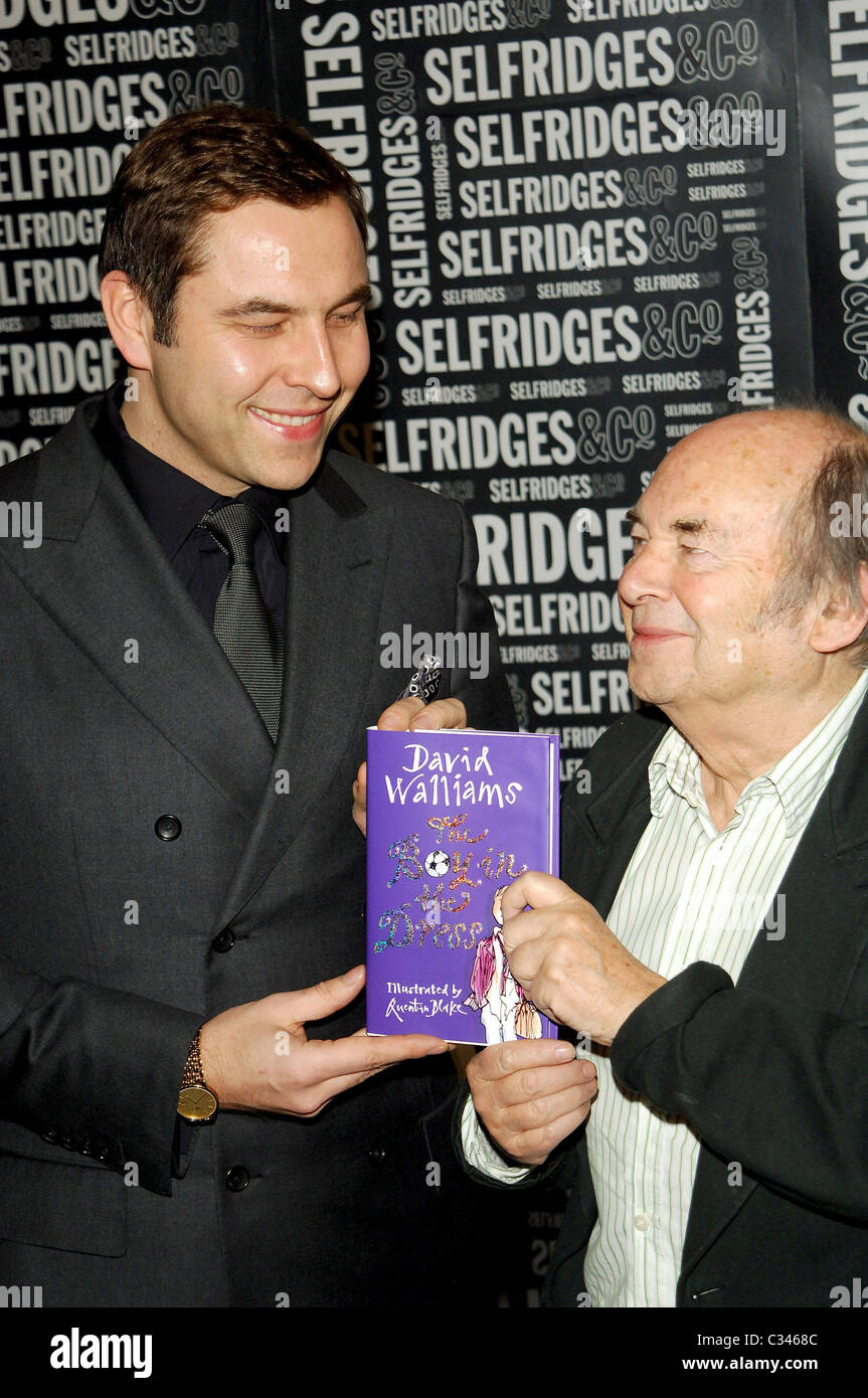 David Walliams and Quentin Blake sign copies of their new book 'The Boy ...