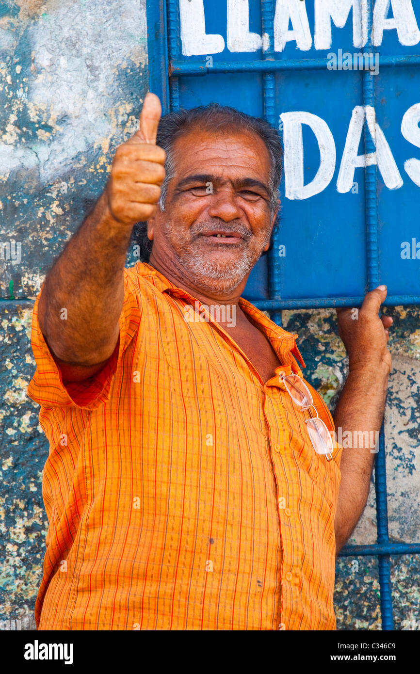 Colombian man in Barranquilla, Colombia Stock Photo - Alamy