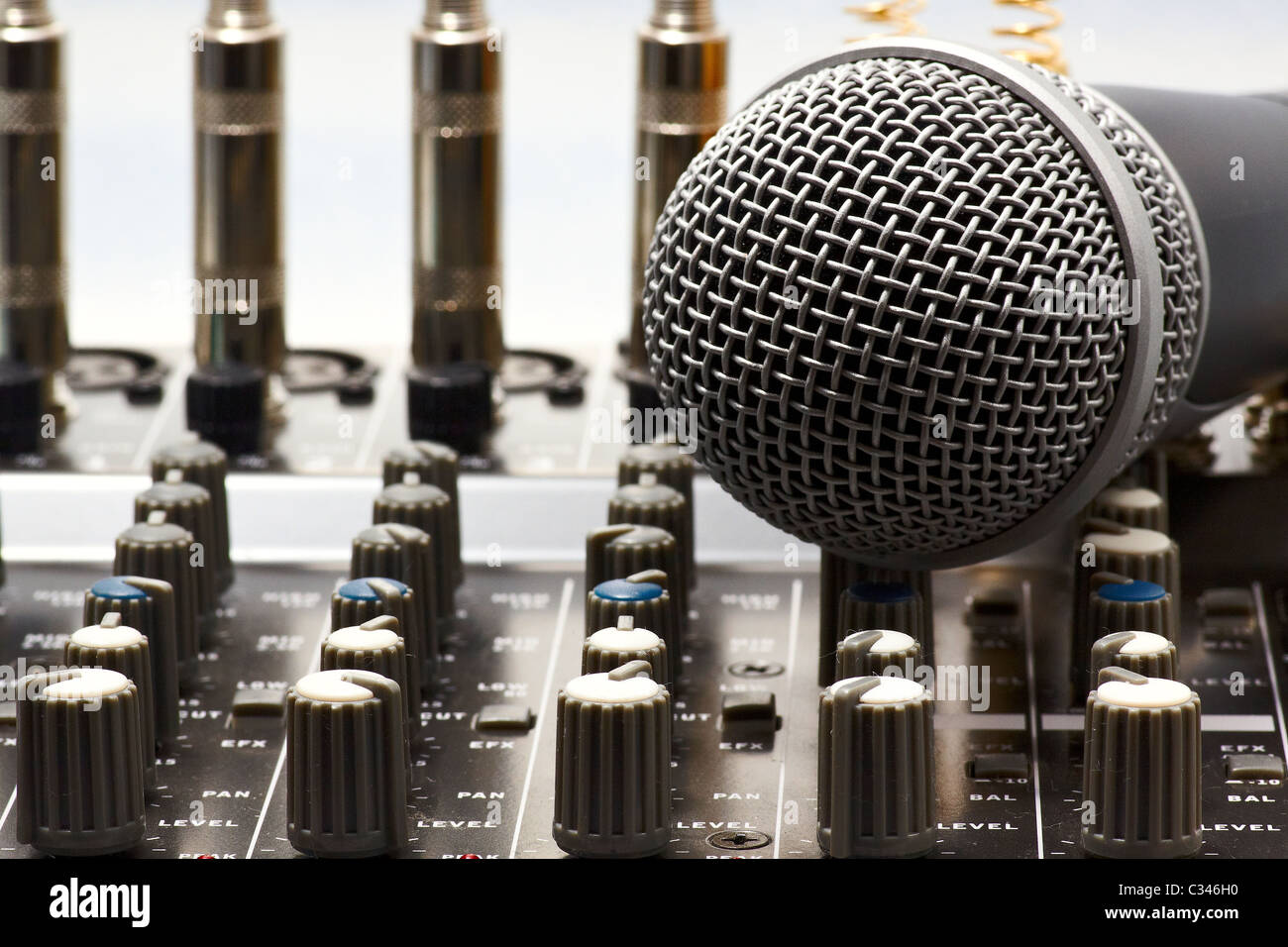 audio equipment for studio sound recording playback Stock Photo - Alamy