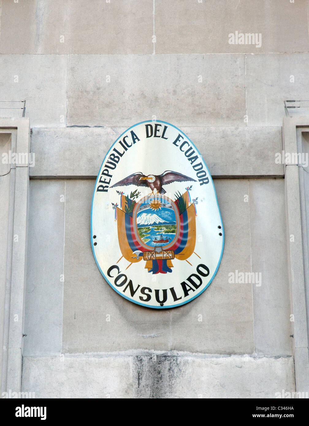 Consulate of Ecuador, Trafalgar Square, London Stock Photo - Alamy