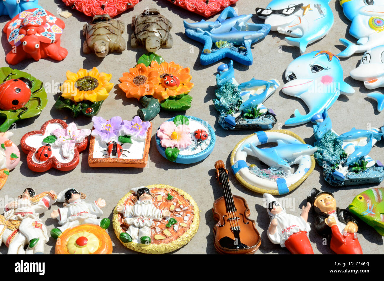 Pretty fridge magnets Stock Photo - Alamy