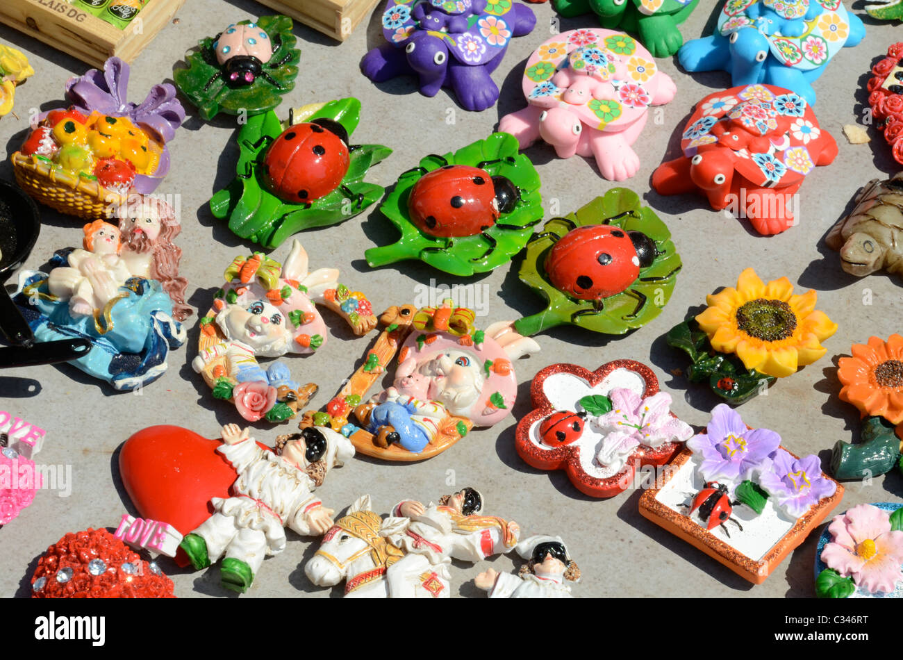 Pretty fridge magnets Stock Photo - Alamy