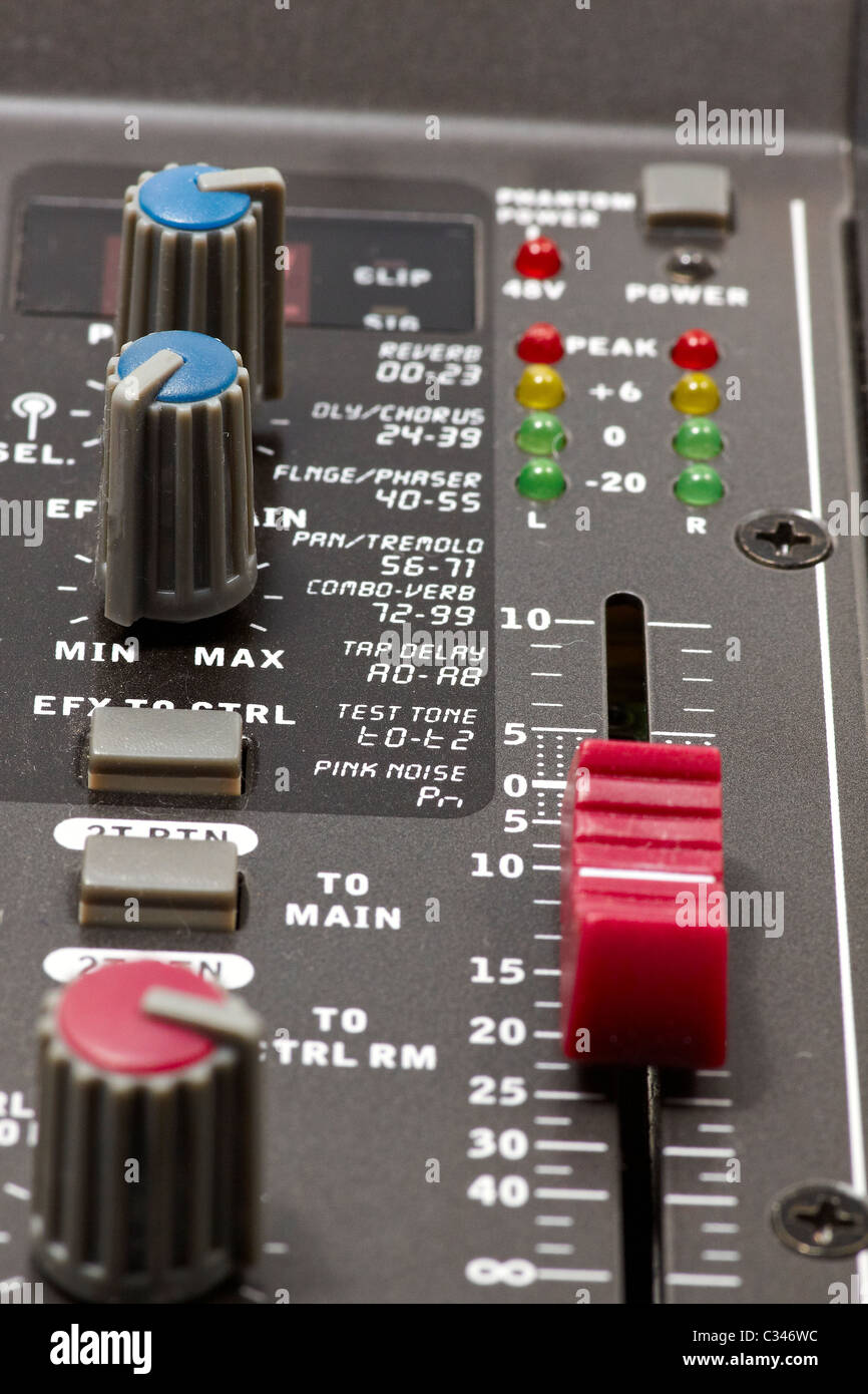 audio equipment for studio sound recording playback Stock Photo - Alamy