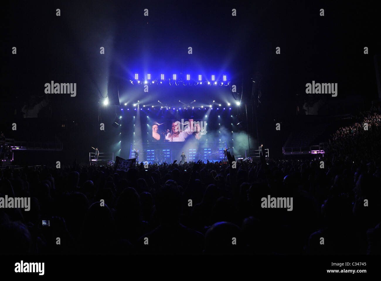 Atmosphere New Kids On The Block live at the O2 Arena. London, England ...