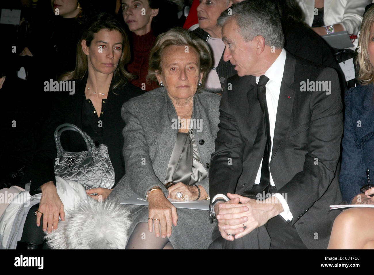 Bernadette Chirac, Bernard Arnault Paris Fashion Week - Spring/Summer ...