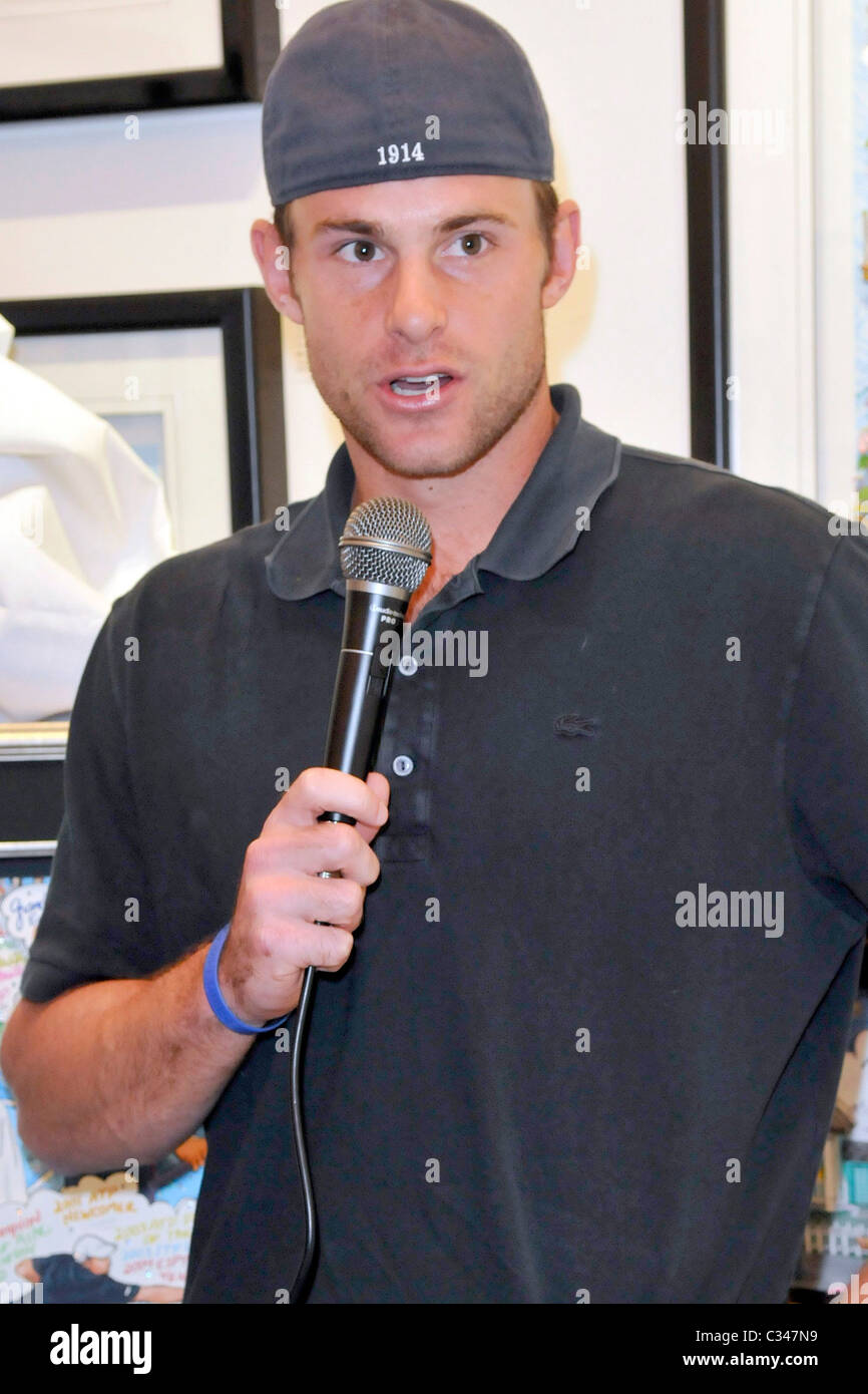 Andy Roddick Artist Charles Fazzino unveils his official poster for the ...