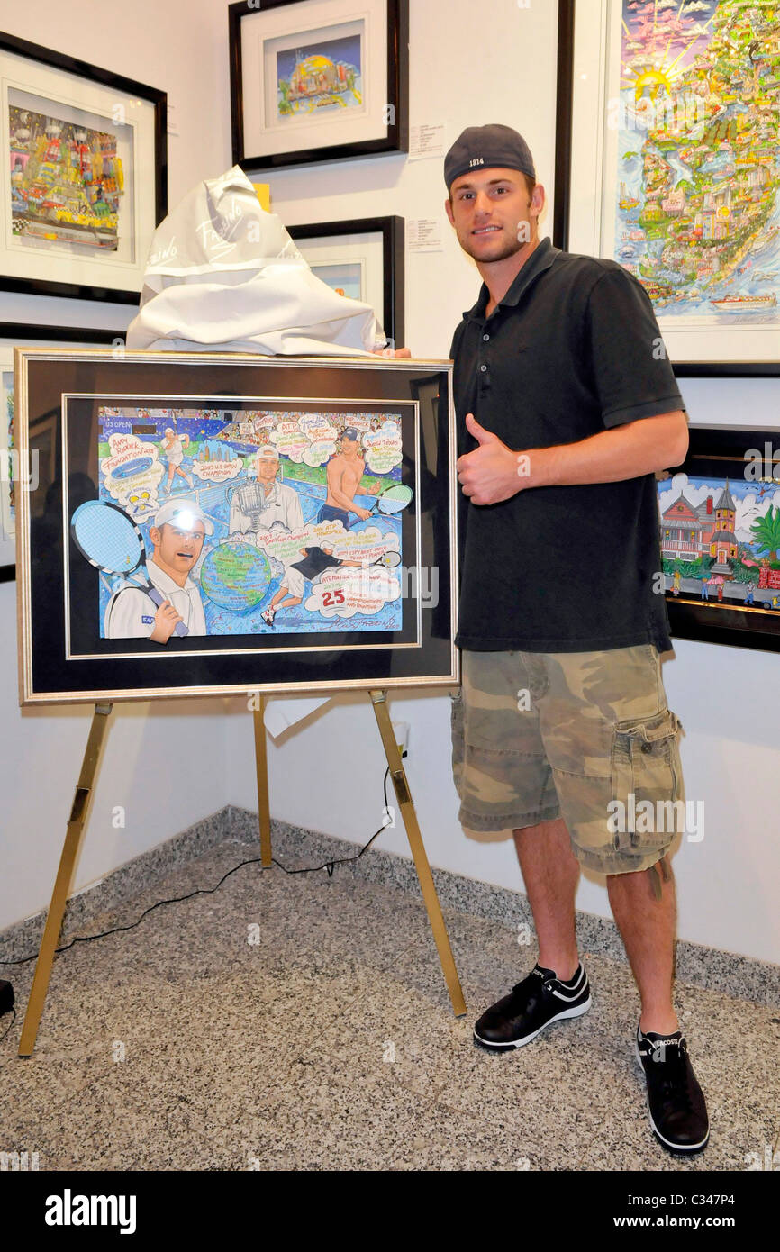 Andy Roddick Artist Charles Fazzino unveils his official poster for the ...