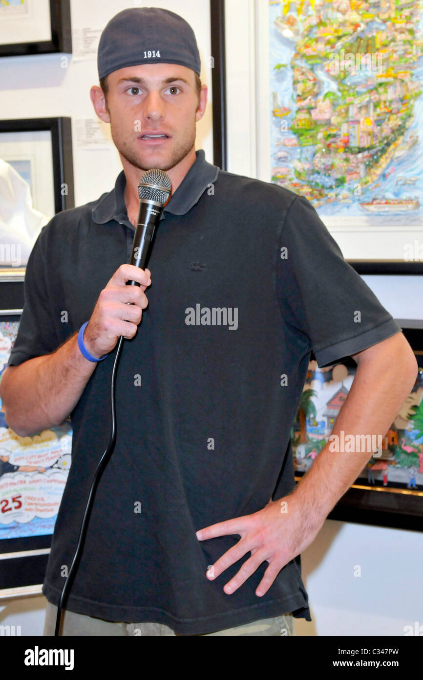 Andy Roddick Artist Charles Fazzino unveils his official poster for the ...