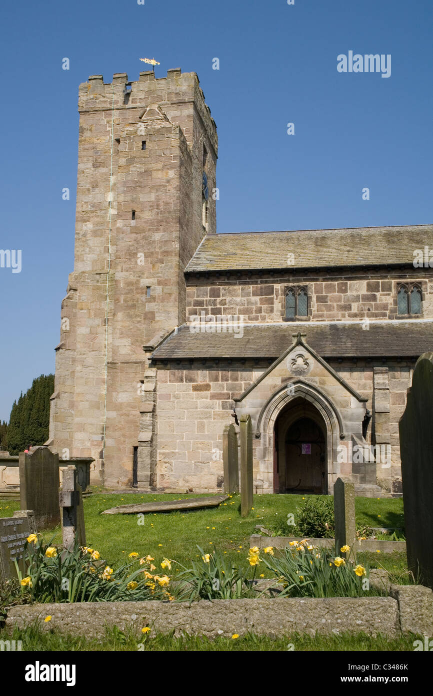 England Yorkshire Ripley church Stock Photo - Alamy